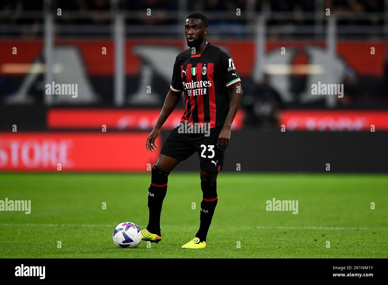 Milan, Italy. 18 September 2022. Fikayo Tomori of AC Milan in action ...