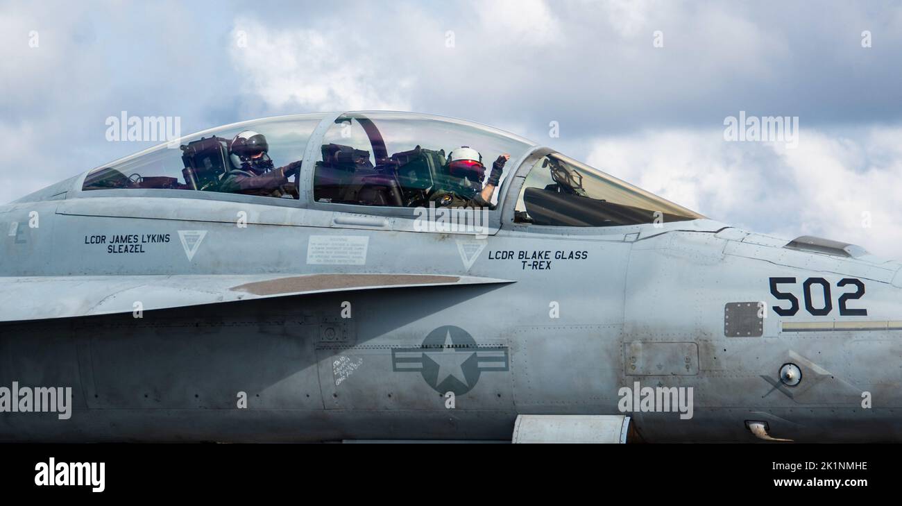 220919-N-WU964-2116 PACIFIC OCEAN (Sept. 19, 2022) Lt. Theodore Beck ...