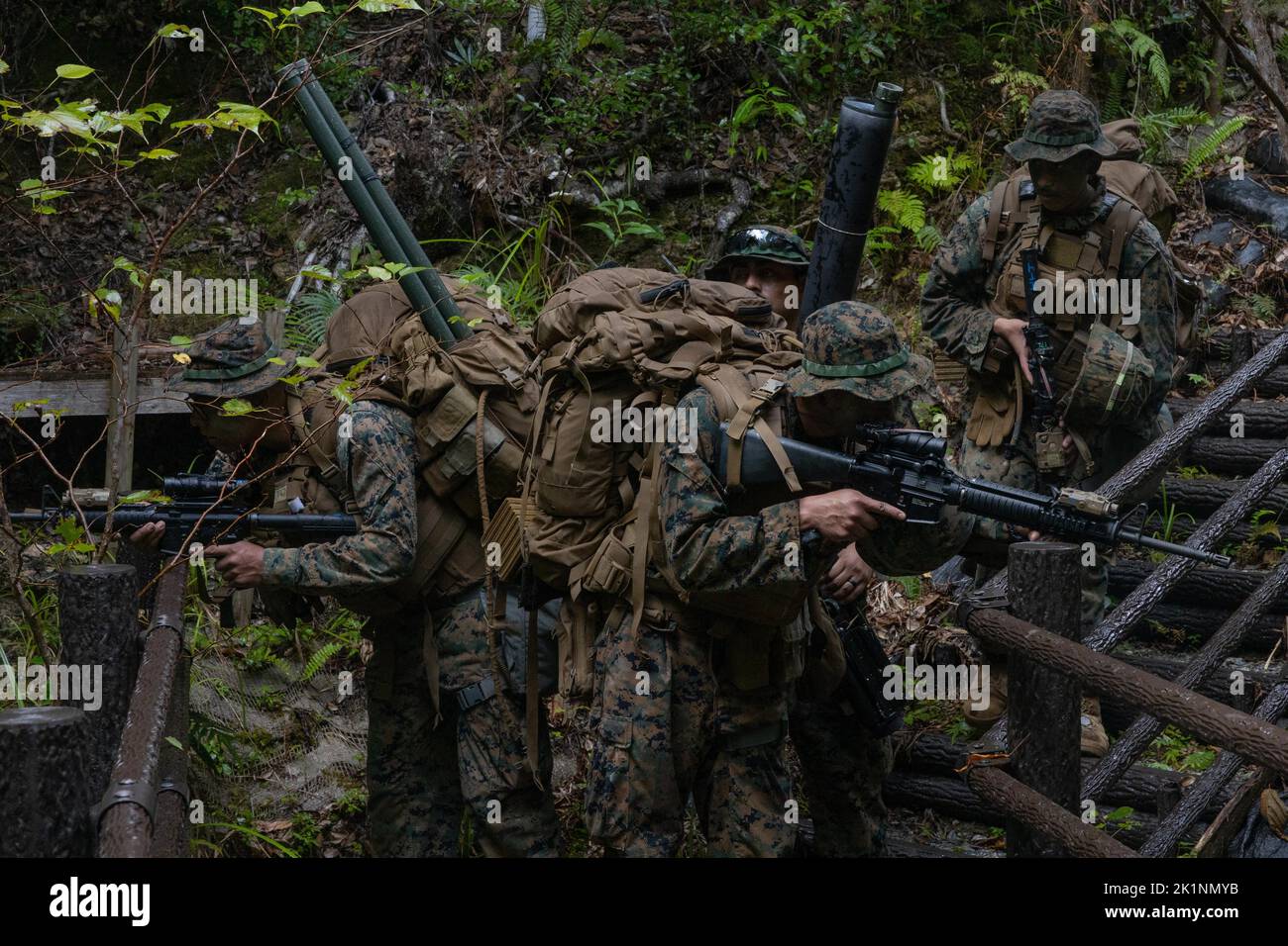 U.S. Marines assigned to Maritime Surveillance Platoon, 3rd ...