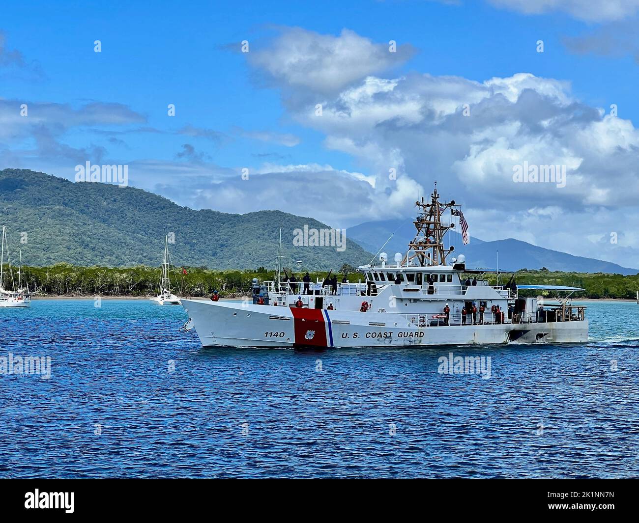 The Sentinel-class fast response cutter USCGC Oliver Henry (WPC 1140 ...