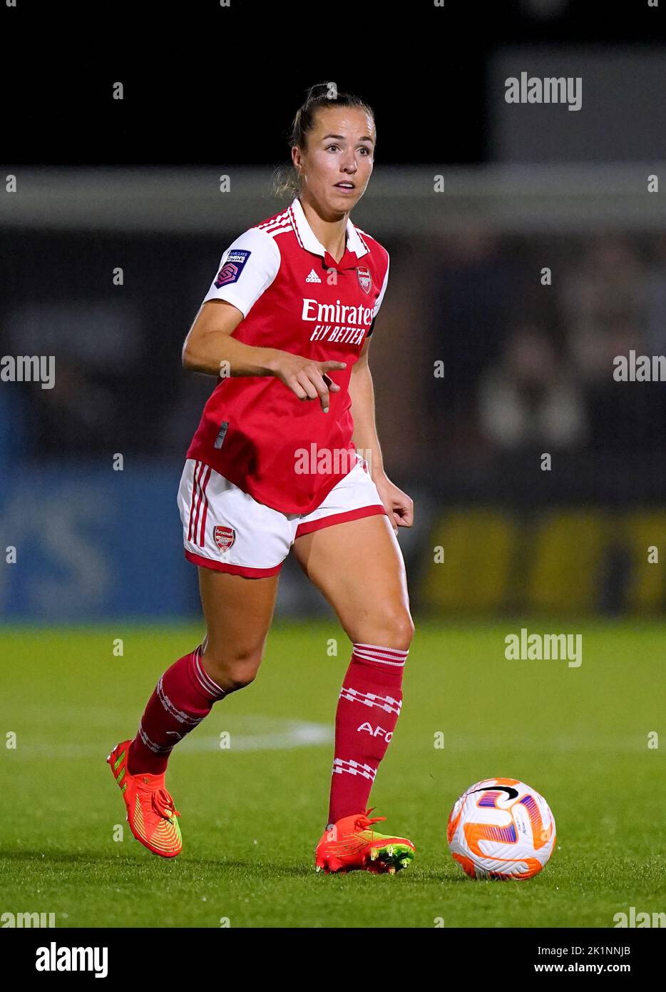 Arsenal's Lia Walti during the Women's Super League match at the LV Bet ...