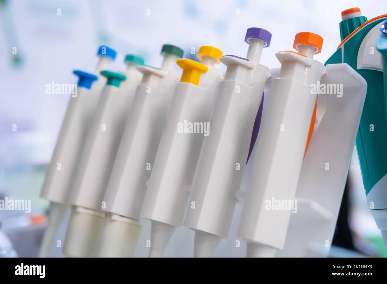 Single channel pipettes with different volume at medical exhibition ...