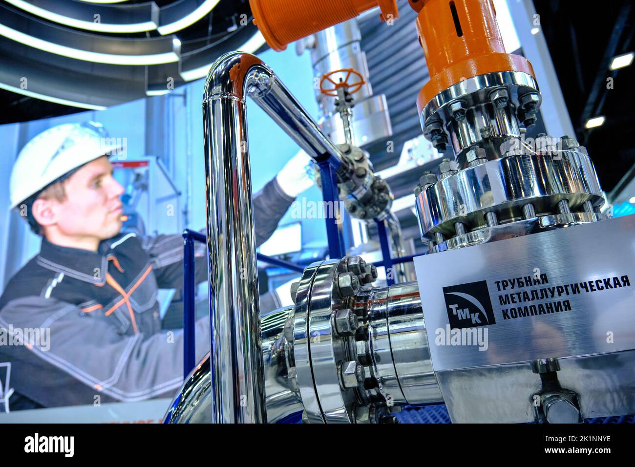 XI St. Petersburg International Gas Forum (SPIGF-2022) at the Expoforum ...