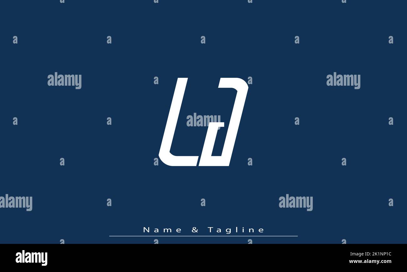 Alphabet letters Initials Monogram logo LJ , JL Stock Vector Image ...