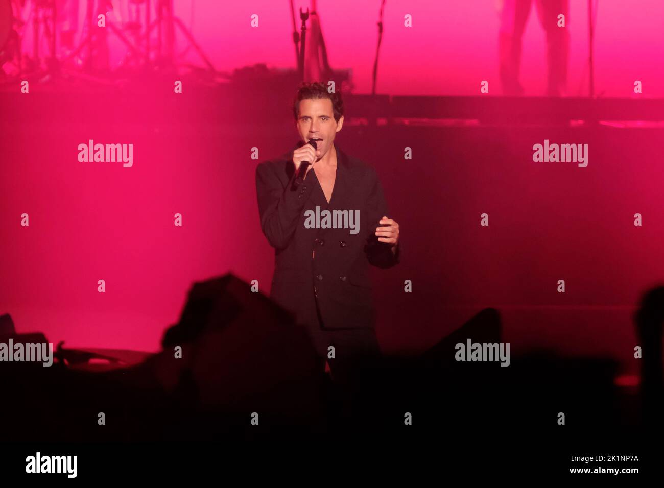 Verona, Italy, on 19 September 2022. The Lebanese singer Michael ...