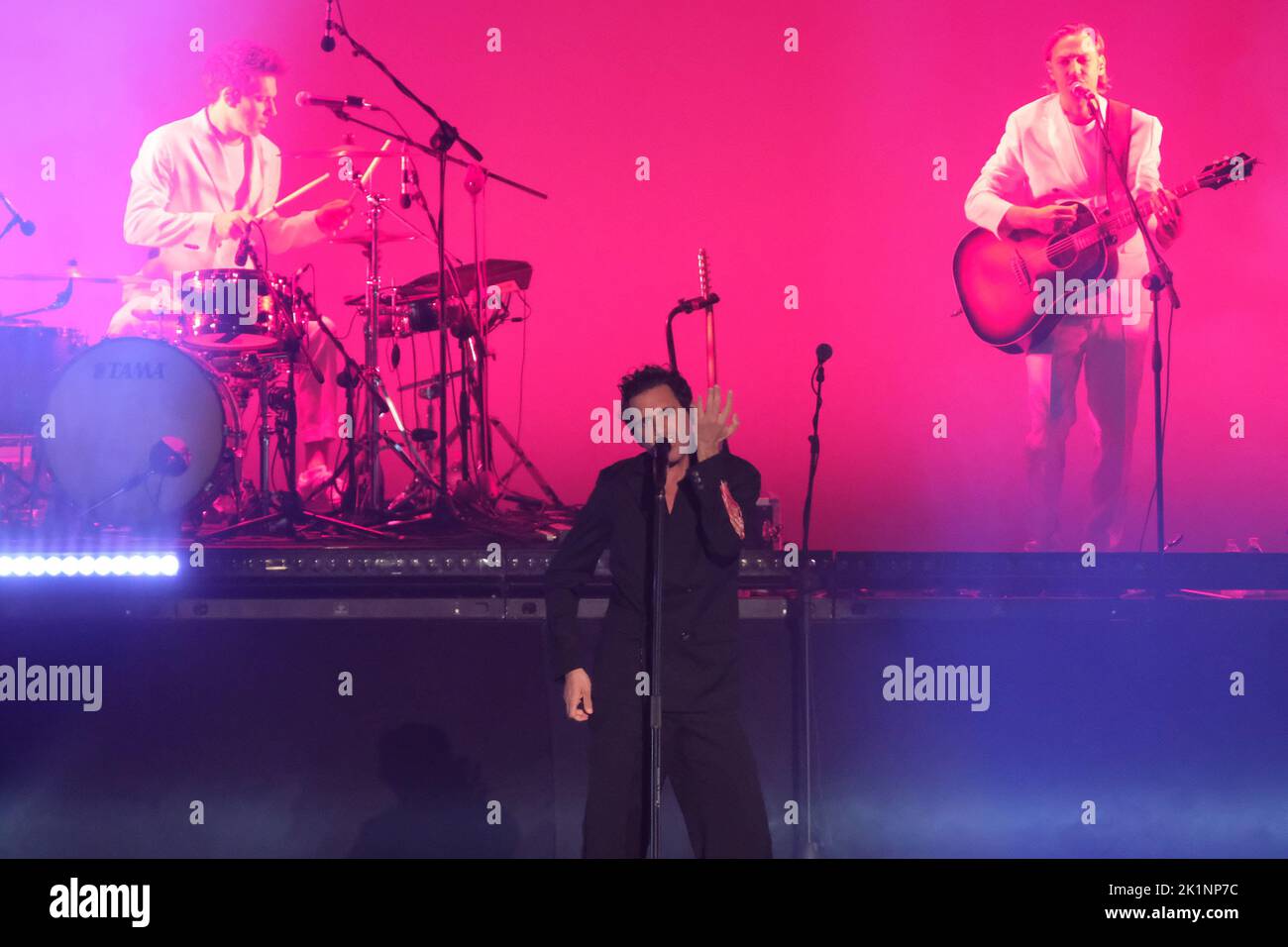 Verona, Italy, on 19 September 2022. The Lebanese singer Michael ...
