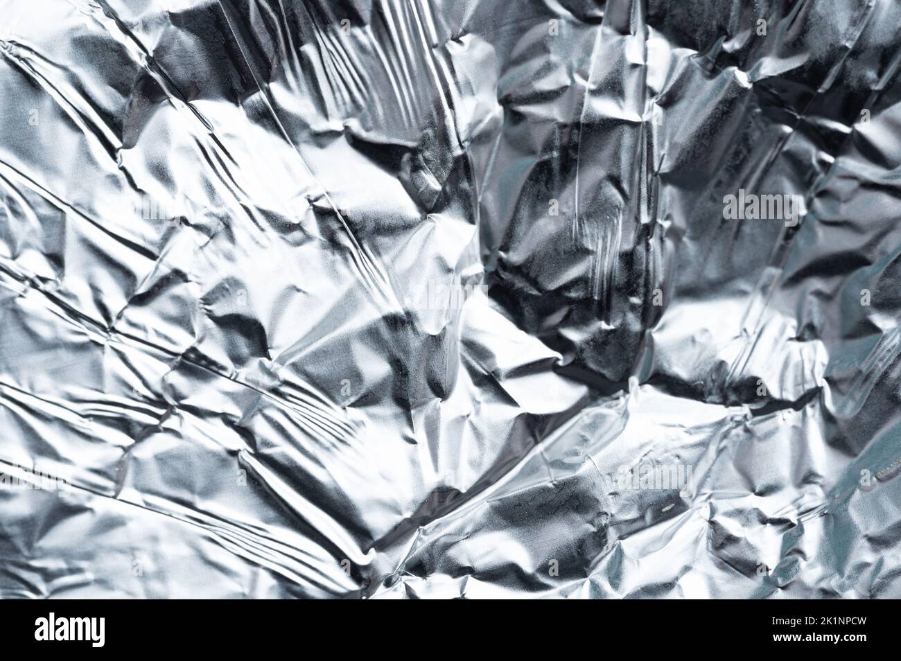 Smooth Silver Foil Texture