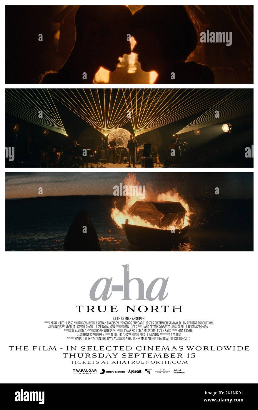 A-HA - TRUE NORTH, (aka A-HA: TRUE NORTH), poster, 2022. © Trafalgar ...