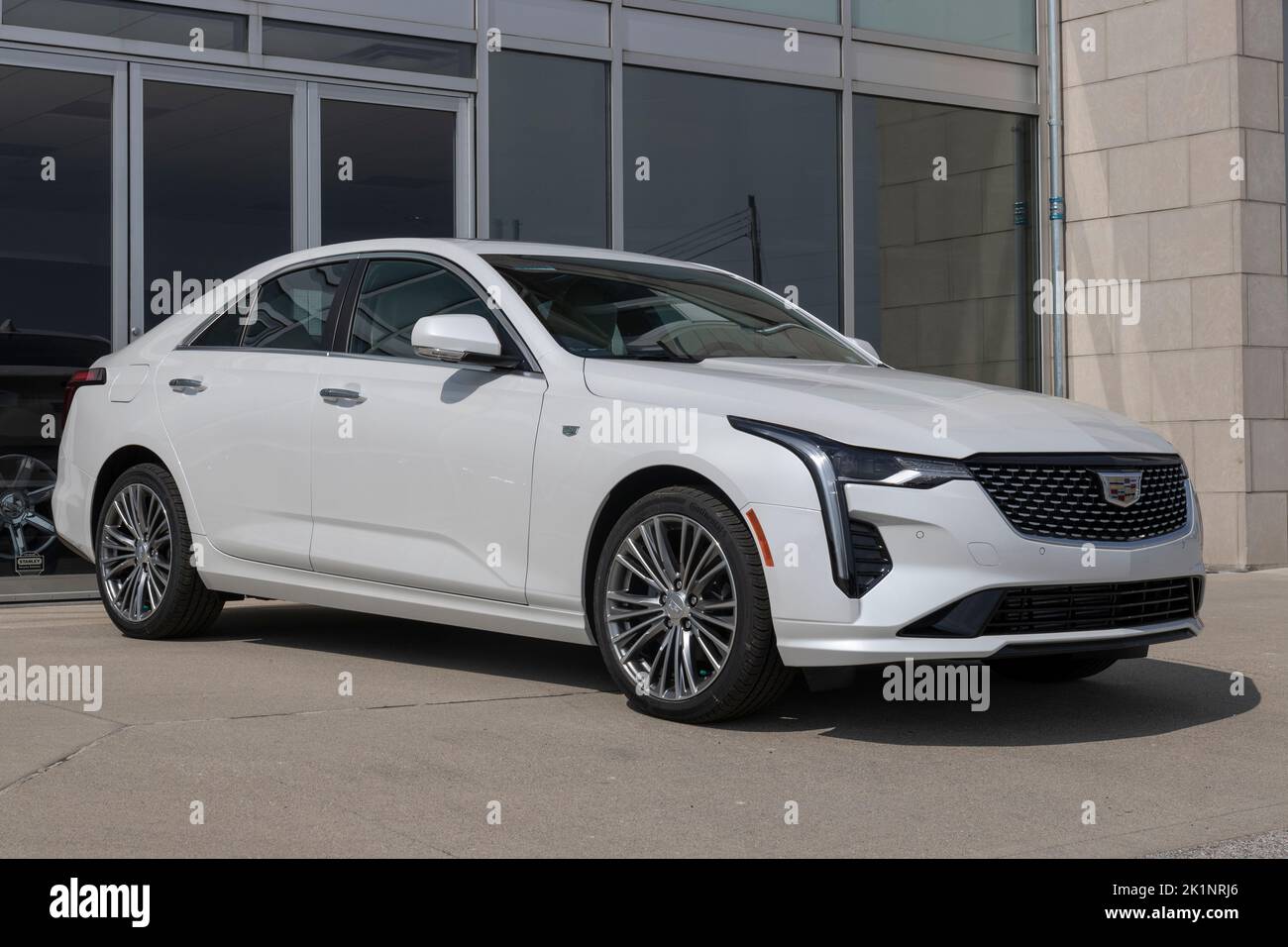 Fishers - Circa September 2022: Cadillac CT4 display. Cadillac offers ...