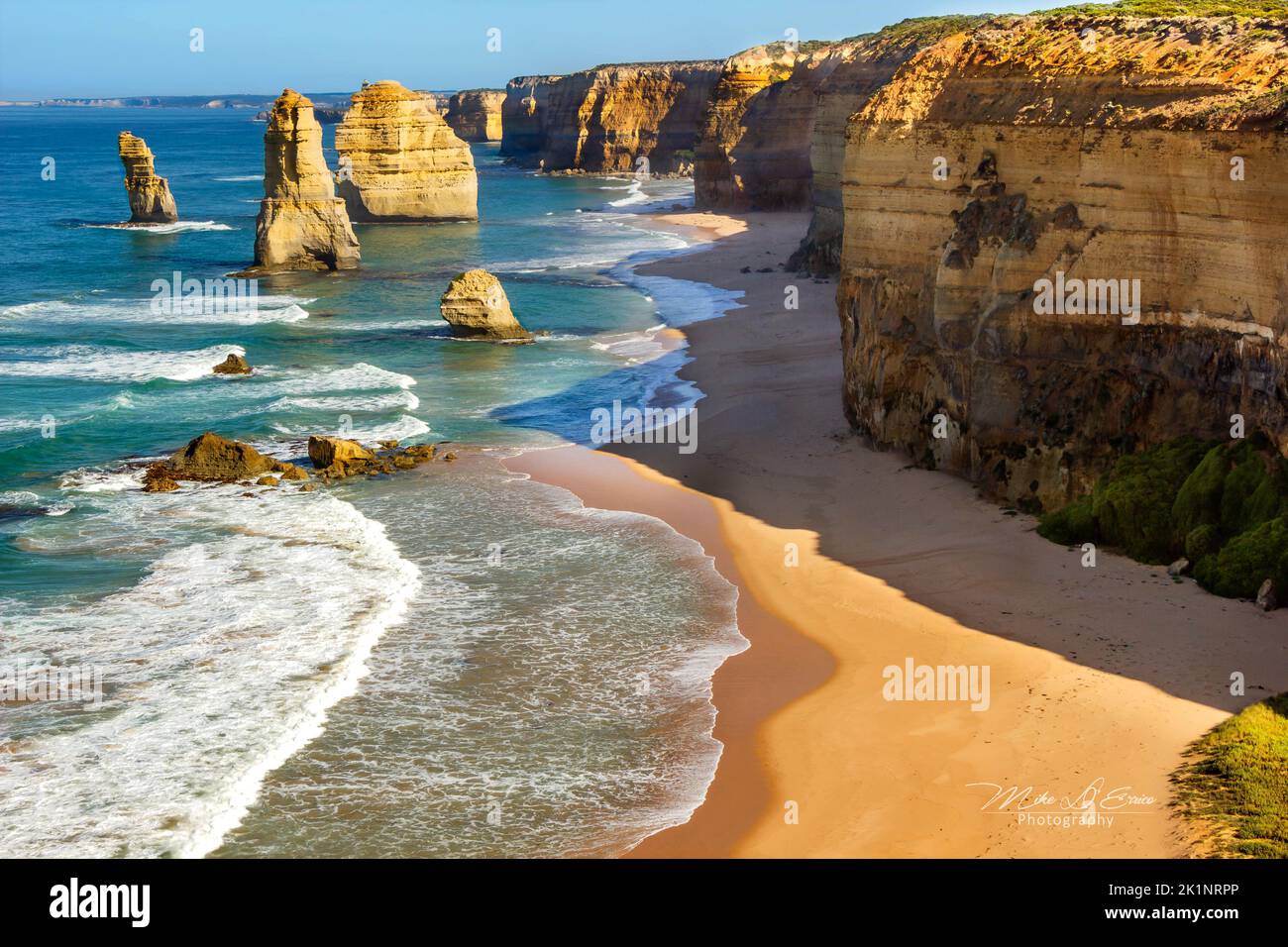 The Twelve Apostles is a collection of limestone stacks off the shore ...