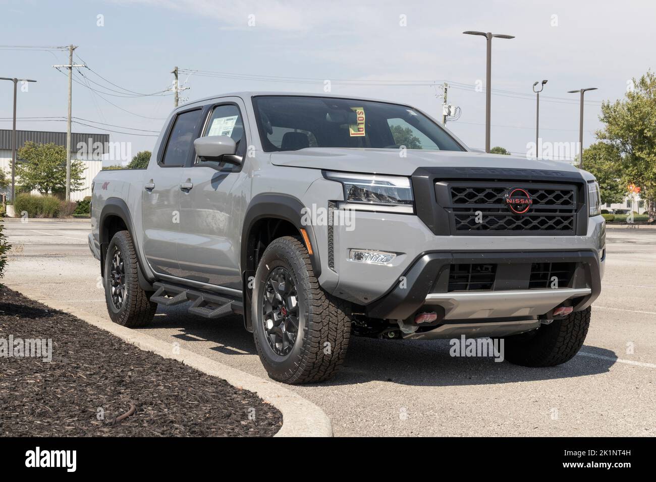 Fishers Circa September 2022 Nissan Frontier Pickup Truck Display