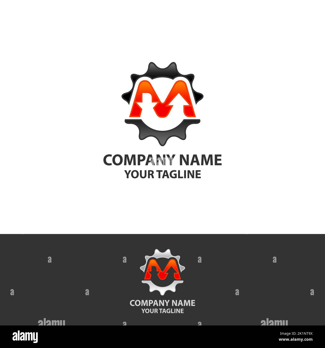 M line logo design. Minimal creative monochrome monogram symbol.EPS 10 ...