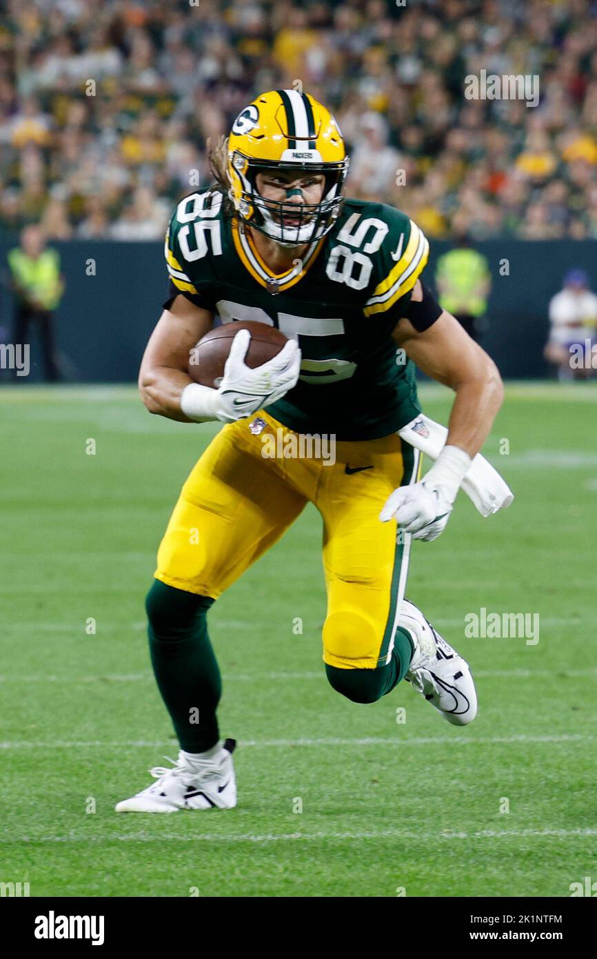Green Bay, Wisconsin, USA. 18th Sep, 2022. Green Bay Packers tight end ...