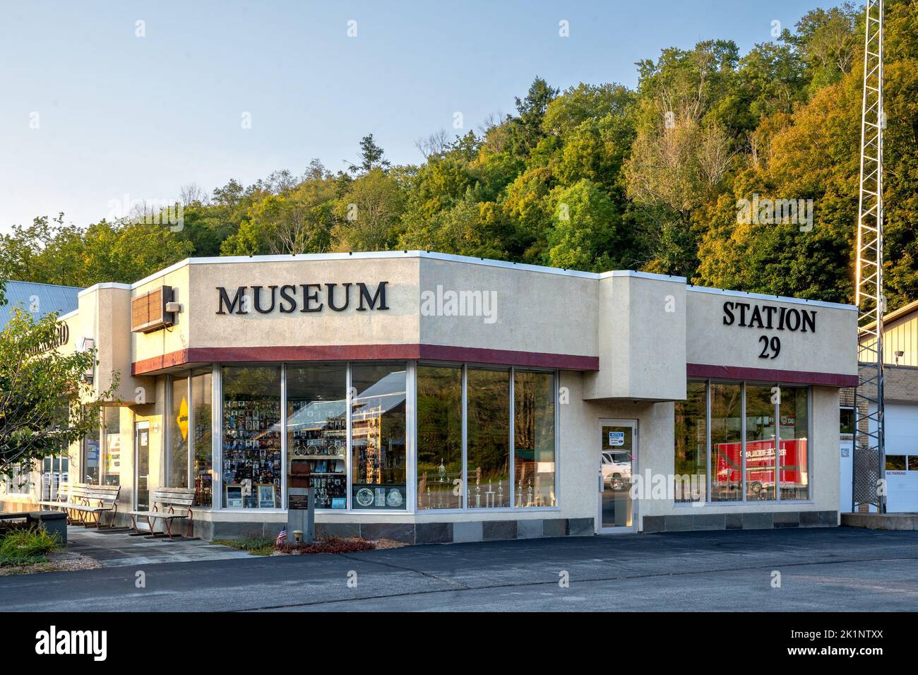 Roscoe, NY - USA - Sept 17, 2022 Horizontal view of the Roscoe And ...