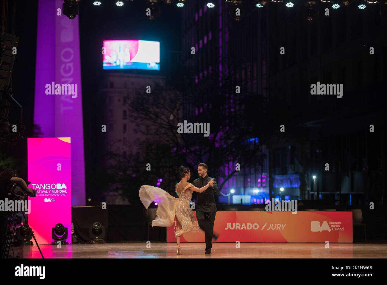 Buenos Aires, Argentina. 17th September 2022. Couple competing in the ...