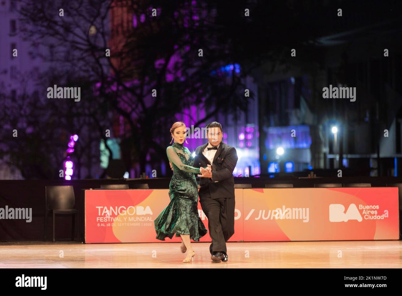 Buenos Aires, Argentina. 17th September 2022. Couple competing in the ...
