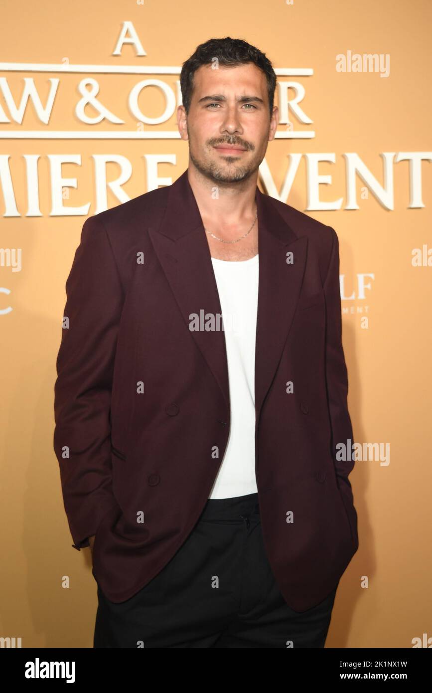 New York, NY, USA. 19th Sep, 2022. Octavio Pisano at NBC's "Law & Order ...