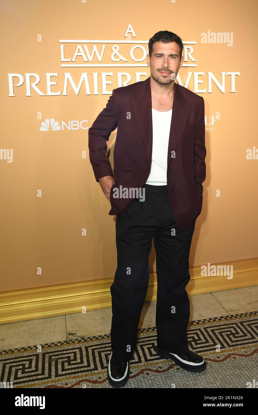 New York, NY, USA. 19th Sep, 2022. Octavio Pisano at NBC's "Law & Order ...