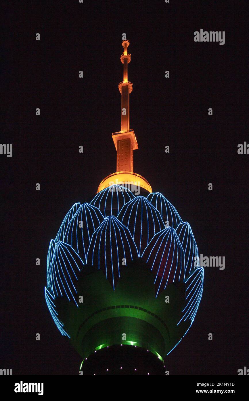 Colombo, Western, Sri Lanka. 16th Sep, 2022. Colombo Lotus Tower, the ...