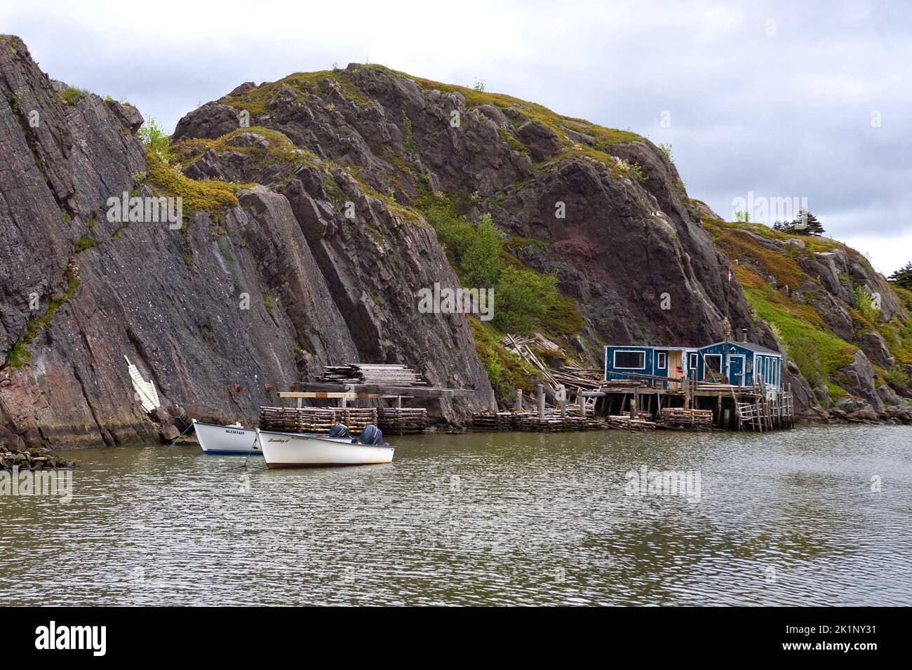 Newfoundland fishing stage hi-res stock photography and images - Alamy