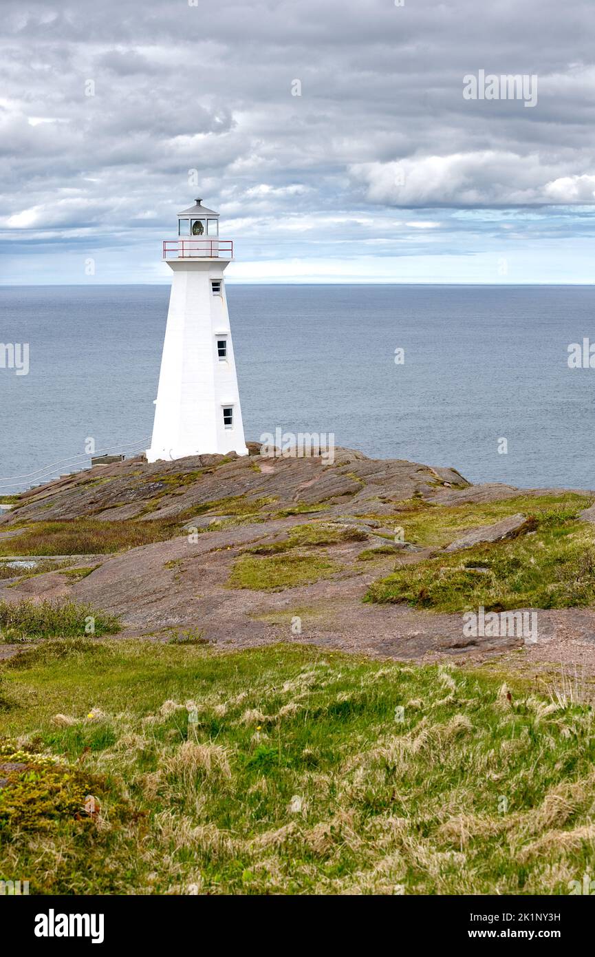 Light house at Cape Spear, Newfoundland - most easterly point in North ...