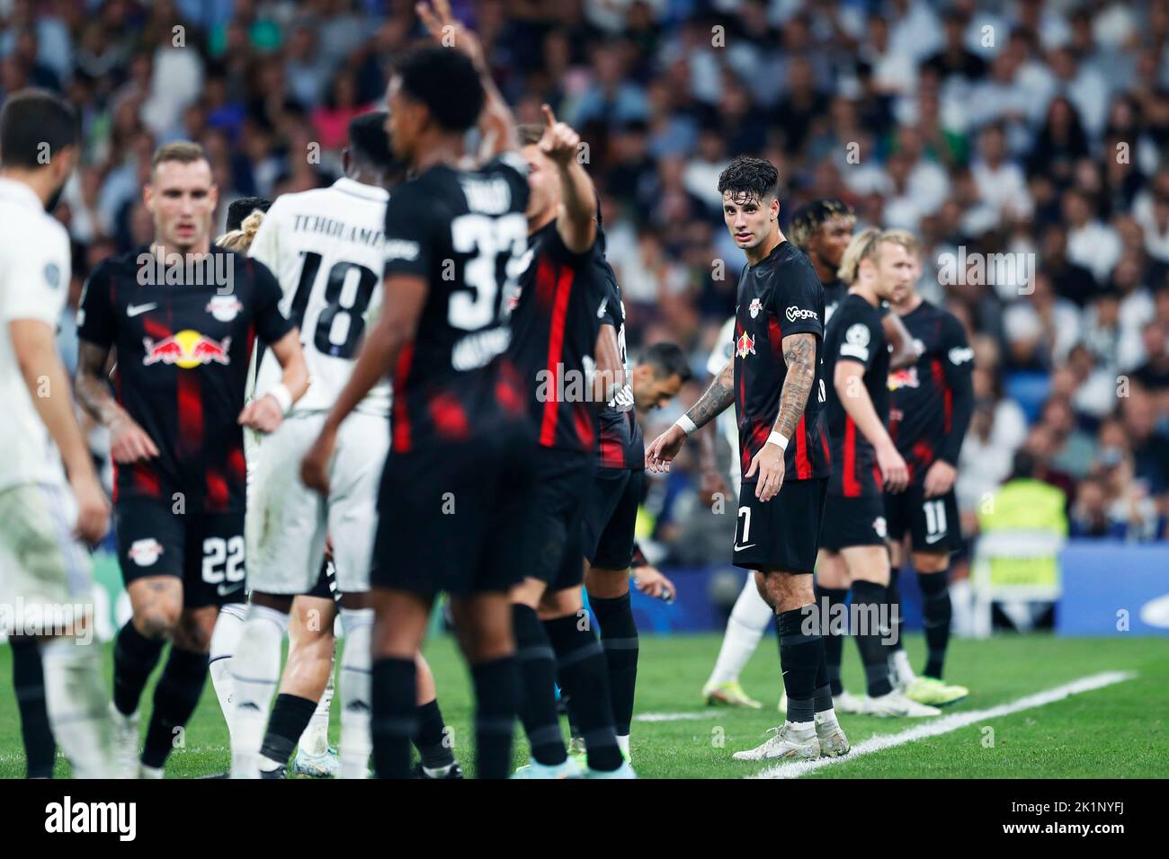 Madrid, Spain. Credit: D. 14th Sep, 2022. Dominik Szoboszlai (Leipzig ...