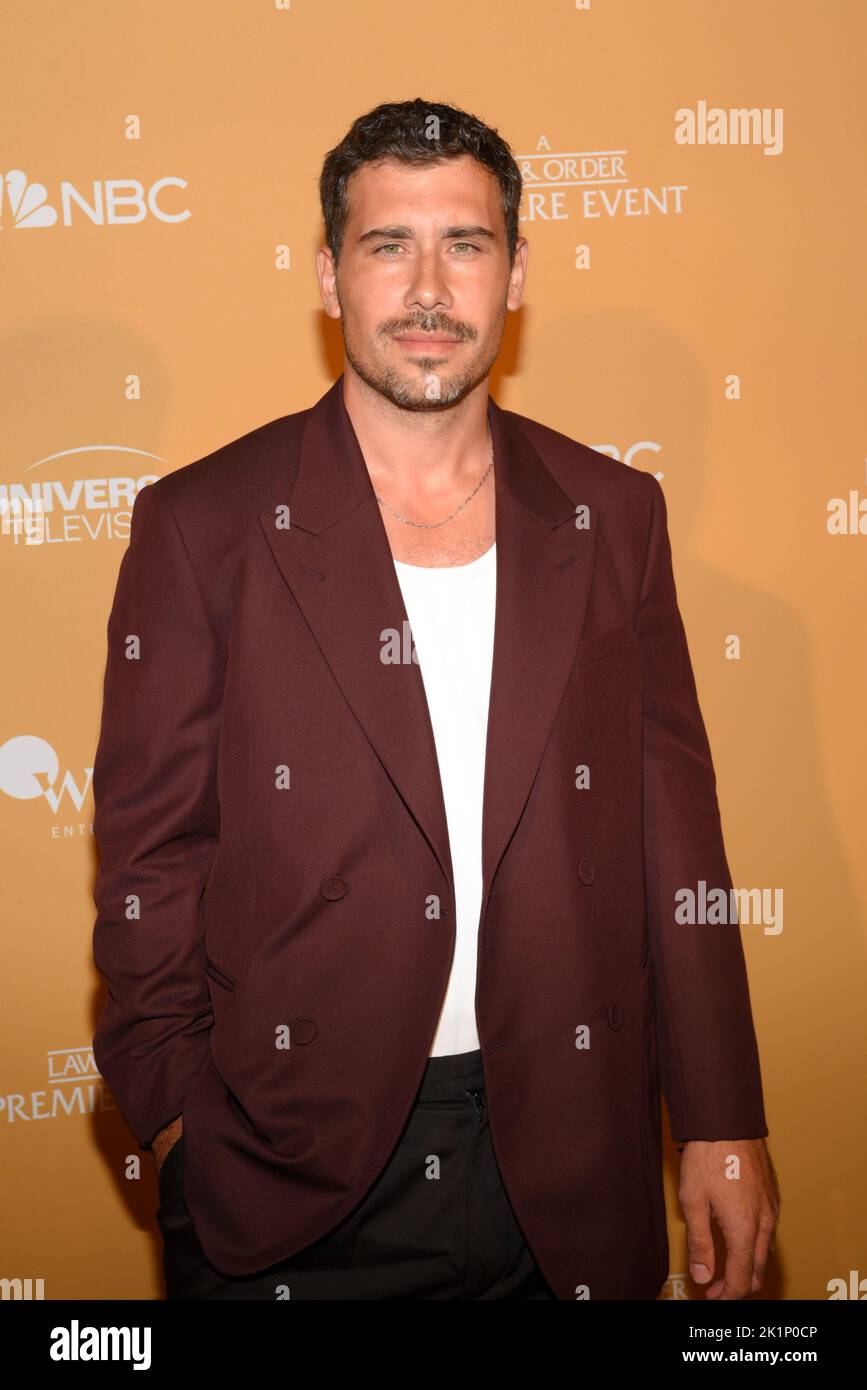 Octavio Pisano attends the 'Law & Order' Season Premiere held at ...