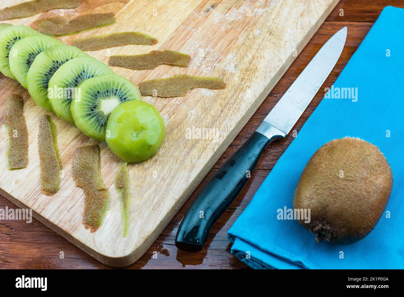 Kiwifruit is both fresh fruit and dried snacks Stock Photo - Alamy