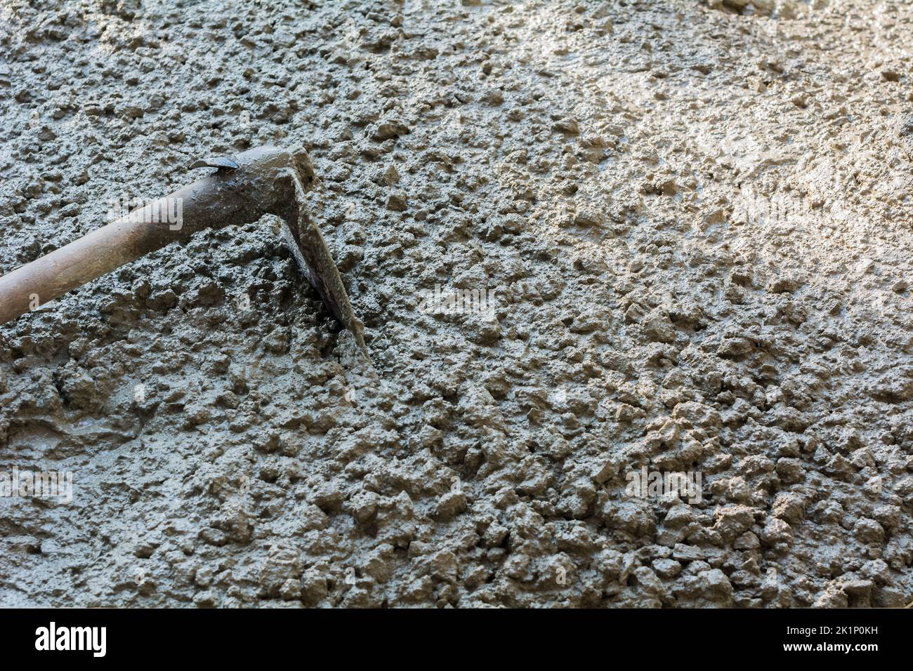 Application of ready-mixed concrete in construction Stock Photo - Alamy