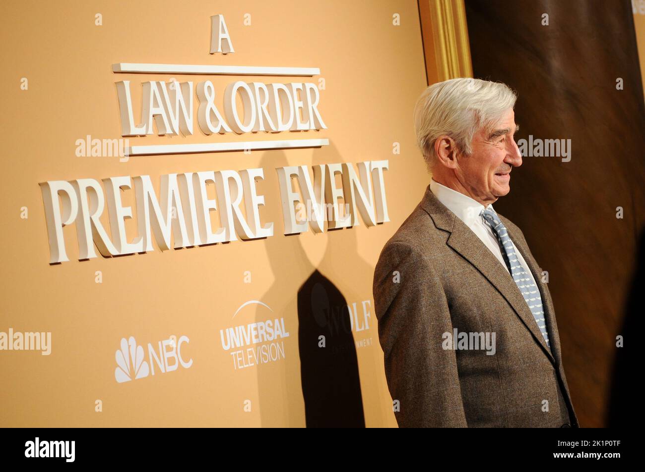 Sam Waterston attends the 'Law & Order' Season Premiere held at ...