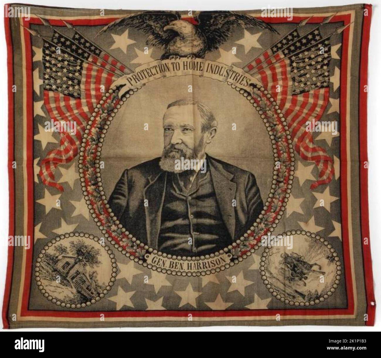 Benjamin harrison campaign hi-res stock photography and images - Alamy