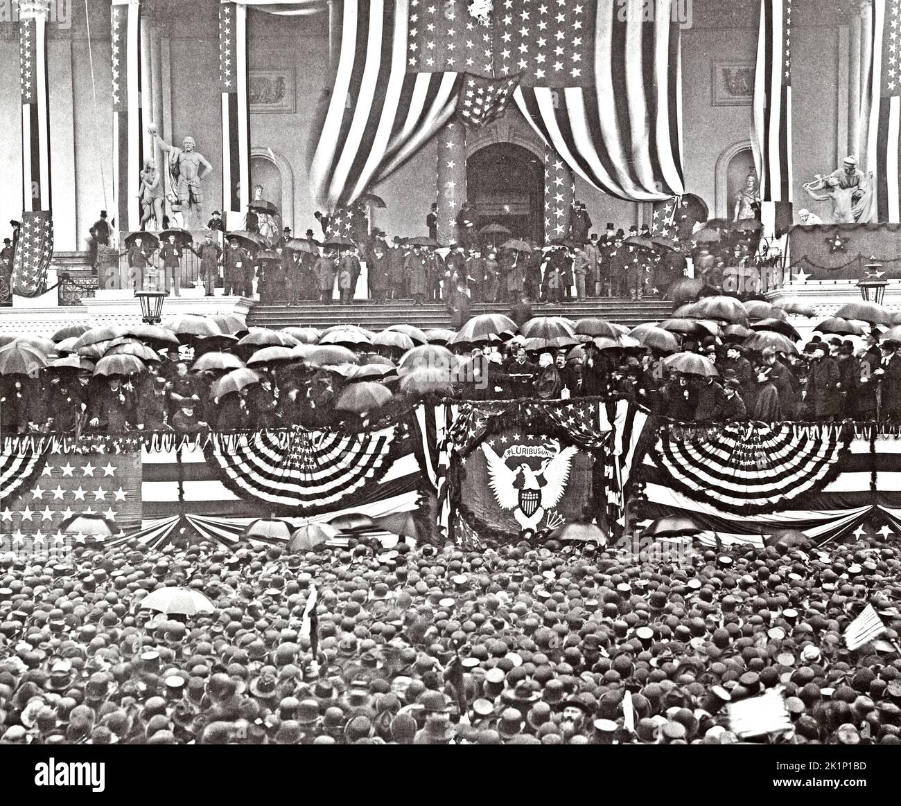 The inauguration of President Benjamin Harrison, March 4, 1889. The ... The inauguration of President Benjamin Harrison, March 4, 1889. The ...