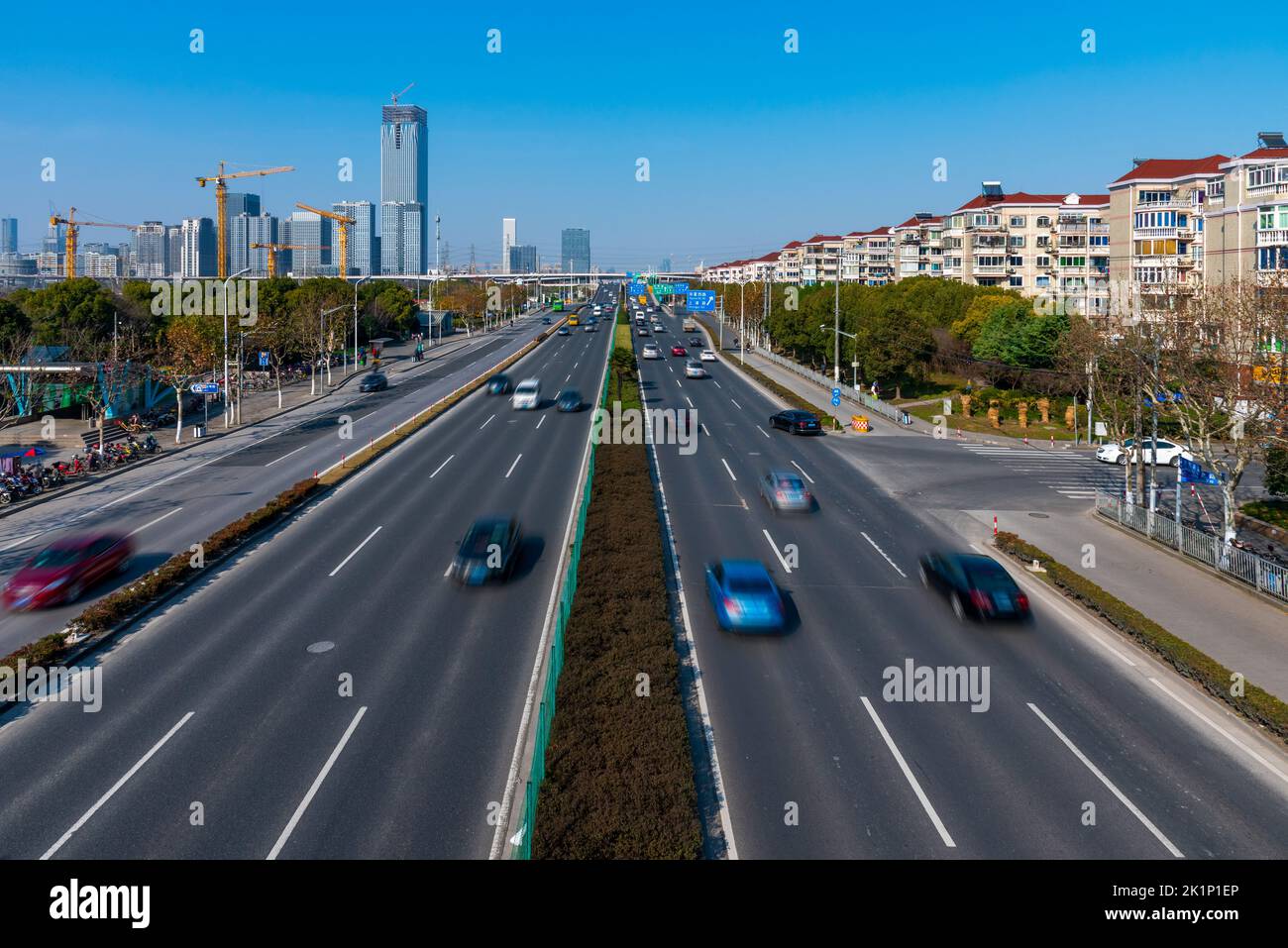 Urban Highway landscape in Shanghai, China Stock Photo - Alamy