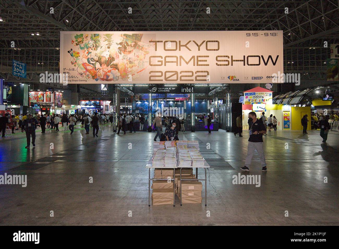 Tokyo Game Show 2022 is held at the Makuhari Messe exhibition center in ...