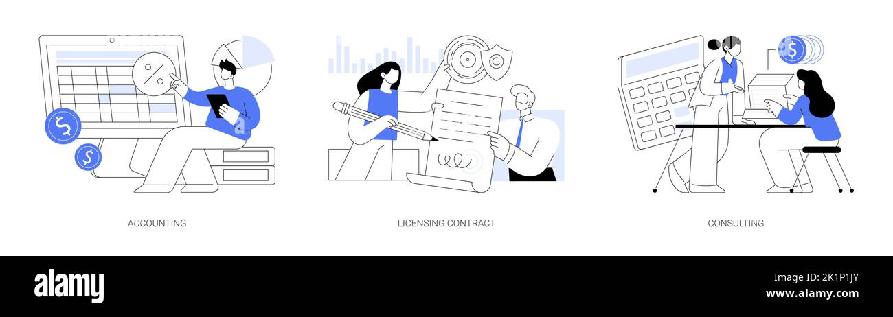 Professional help abstract concept vector illustrations Stock Vector ...