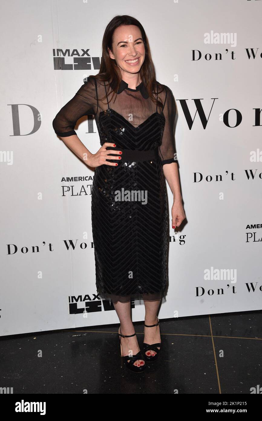 New York, NY, USA. 19th Sep, 2022. Katie Silberman at arrivals for DON ...