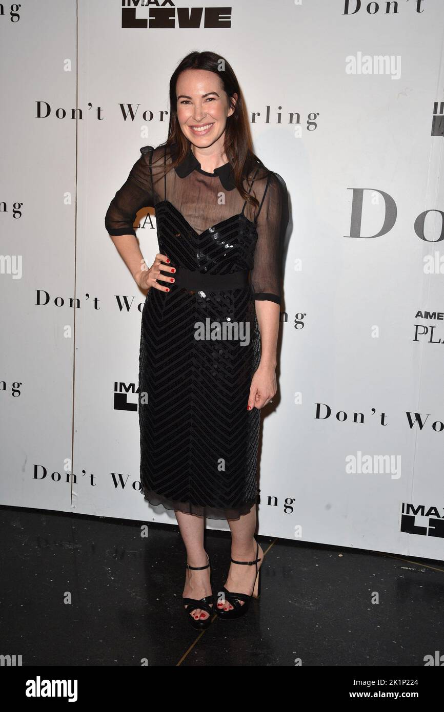 New York, NY, USA. 19th Sep, 2022. Katie Silberman at arrivals for DON ...
