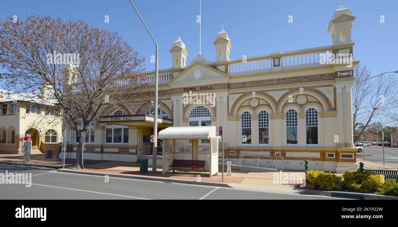 The Municipal building including the Memorial Hall in Inverell, New ...