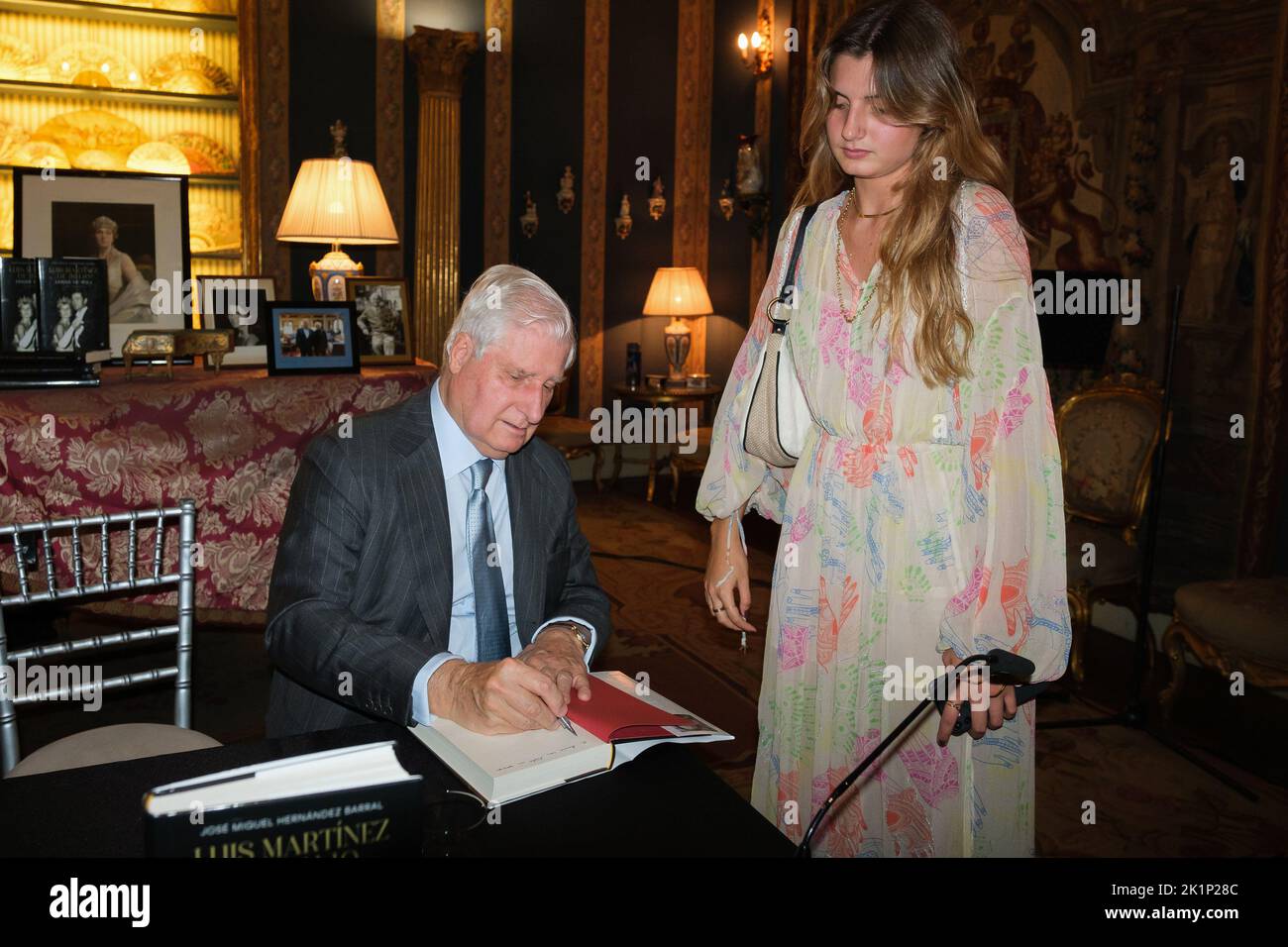 (L-R) Carlos Fitz-James Stuart y Martinez and Amina Martinez de Irujo y ...