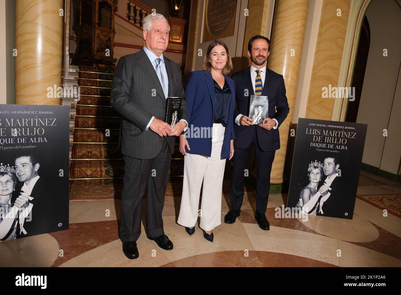 Carlos Fitz-James Stuart y Martinez (L) attends the "Luis Martinez De ...