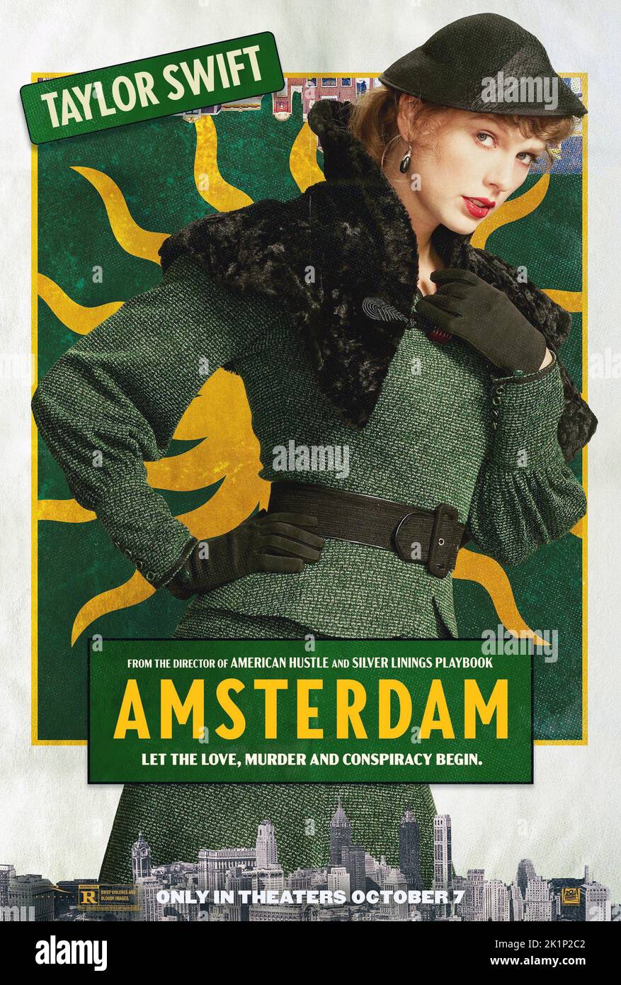 AMSTERDAM, US character poster, Taylor Swift, 2022. © Walt Disney ...