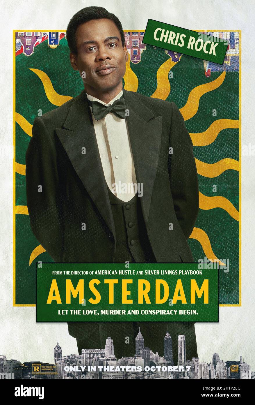 AMSTERDAM, US character poster, Chris Rock, 2022. © Walt Disney Studios ...