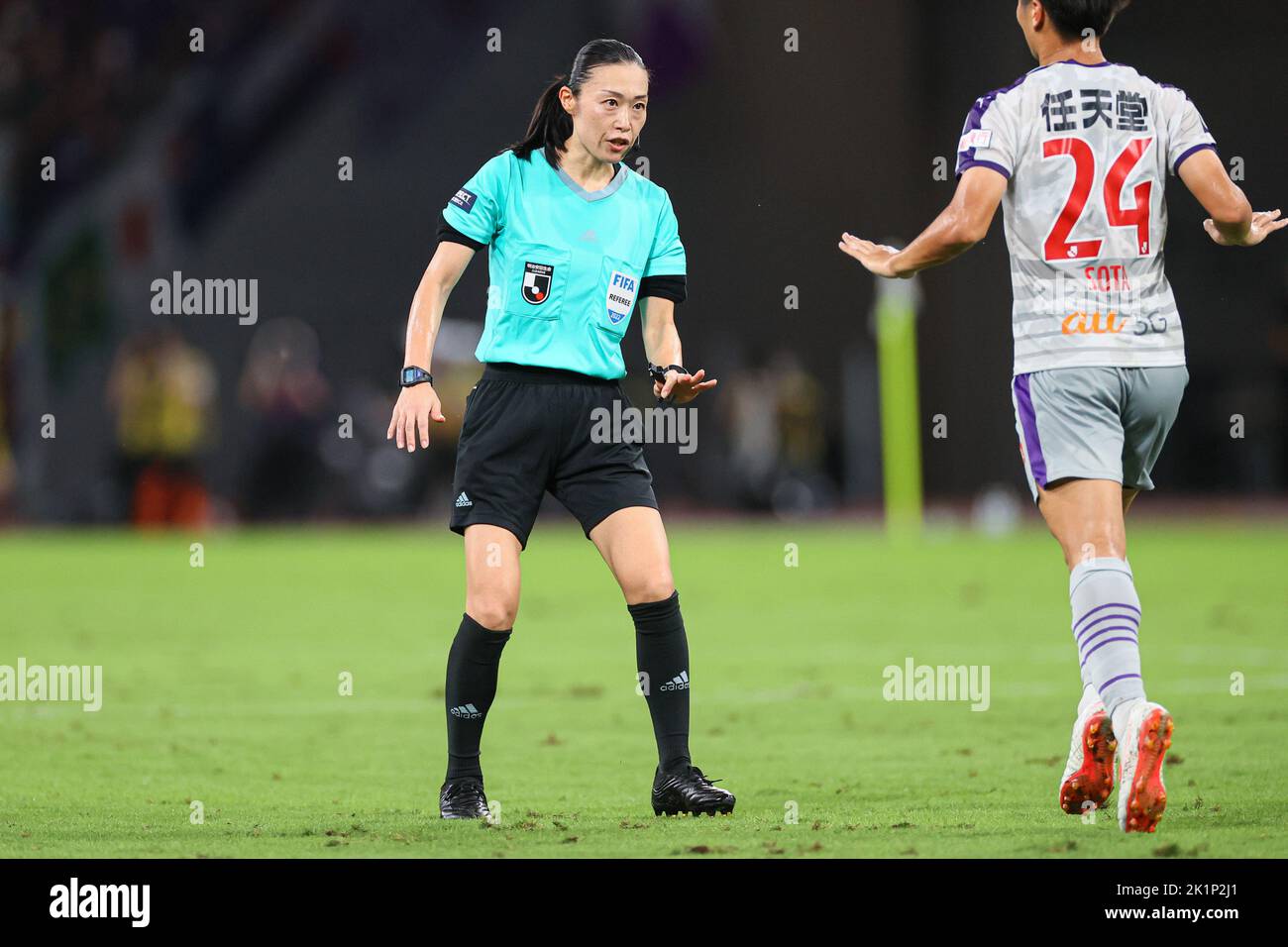 Tokyo, Japan. 18th Sep, 2022. Yoshimi Yamashita (Referee) Football ...