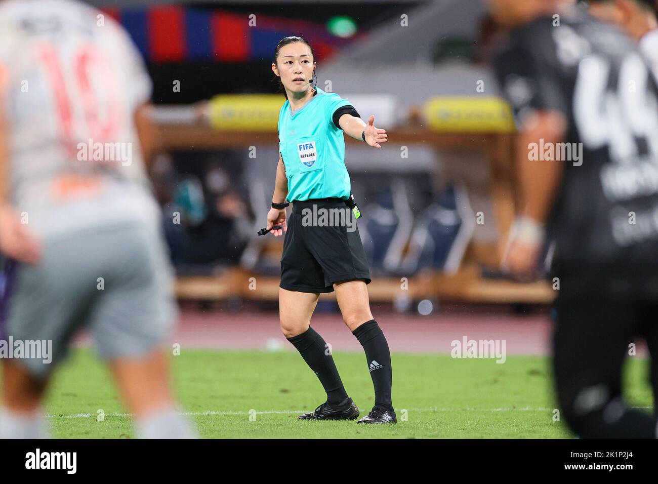 Tokyo, Japan. 18th Sep, 2022. Yoshimi Yamashita (Referee) Football ...