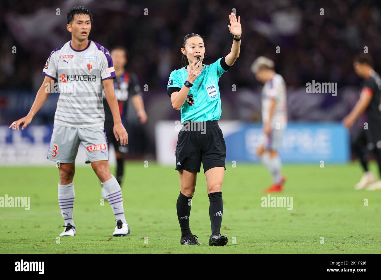 Tokyo, Japan. 18th Sep, 2022. Yoshimi Yamashita (Referee) Football ...