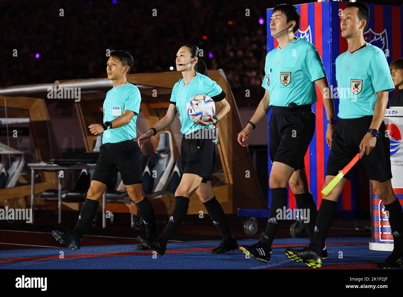 Tokyo, Japan. 18th Sep, 2022. Yoshimi Yamashita (Referee) Football ...