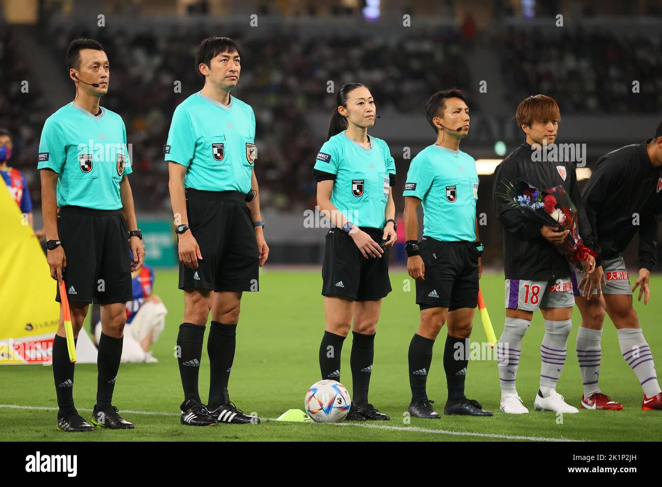 Tokyo, Japan. 18th Sep, 2022. Yoshimi Yamashita (Referee) Football ...