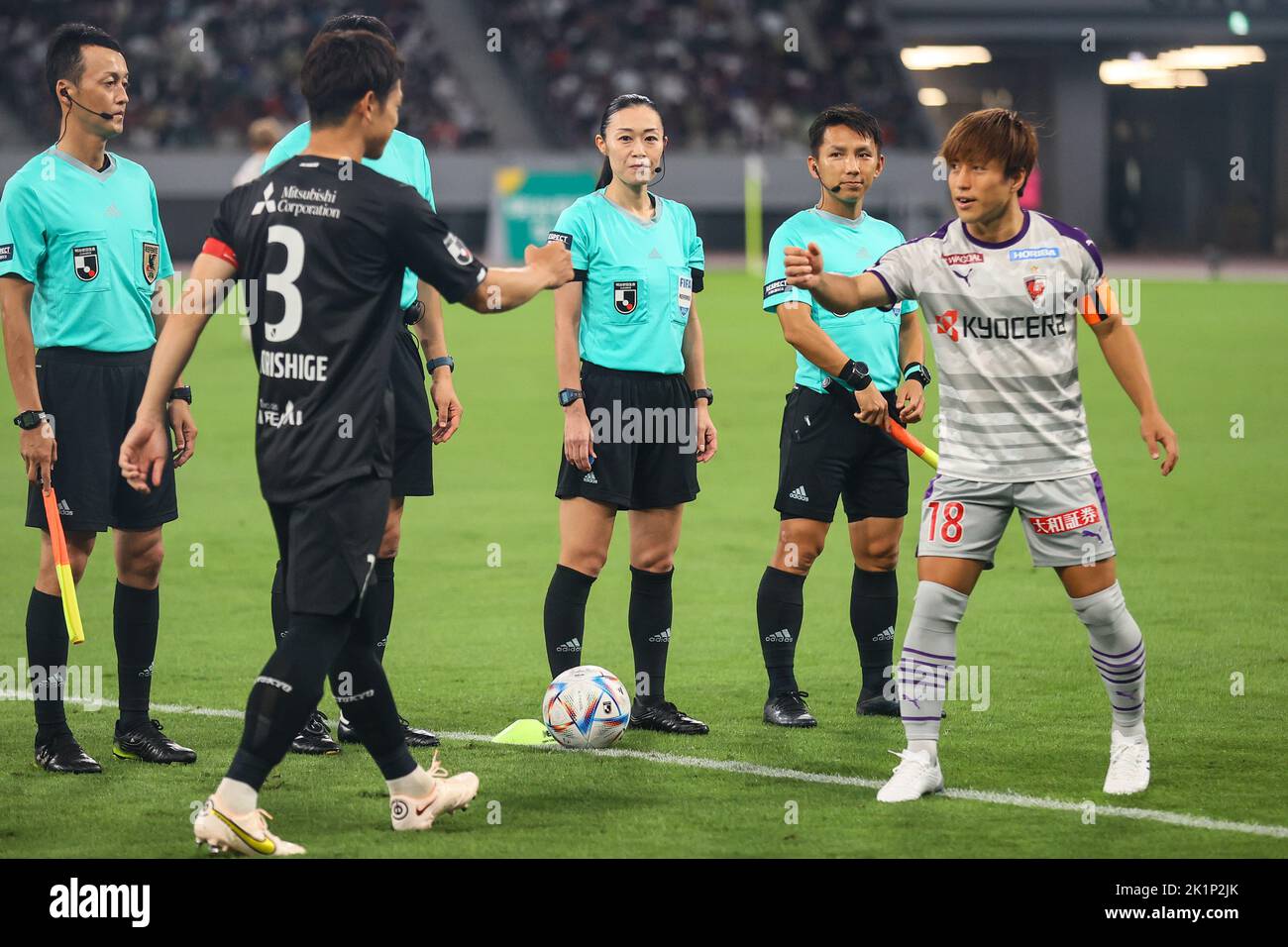 Tokyo, Japan. 18th Sep, 2022. Yoshimi Yamashita (Referee) Football ...