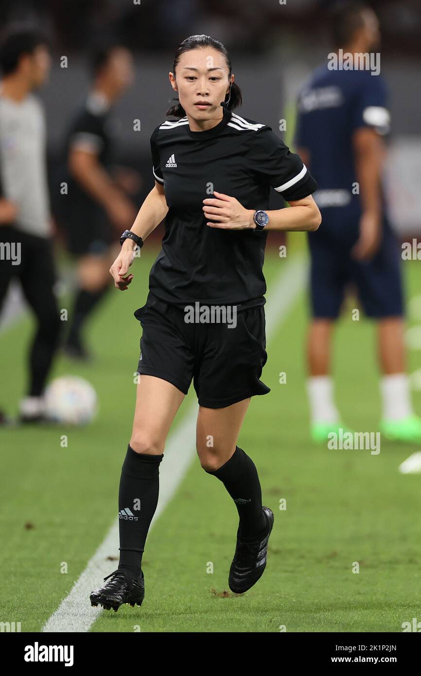 Tokyo, Japan. 18th Sep, 2022. Yoshimi Yamashita (Referee) Football ...