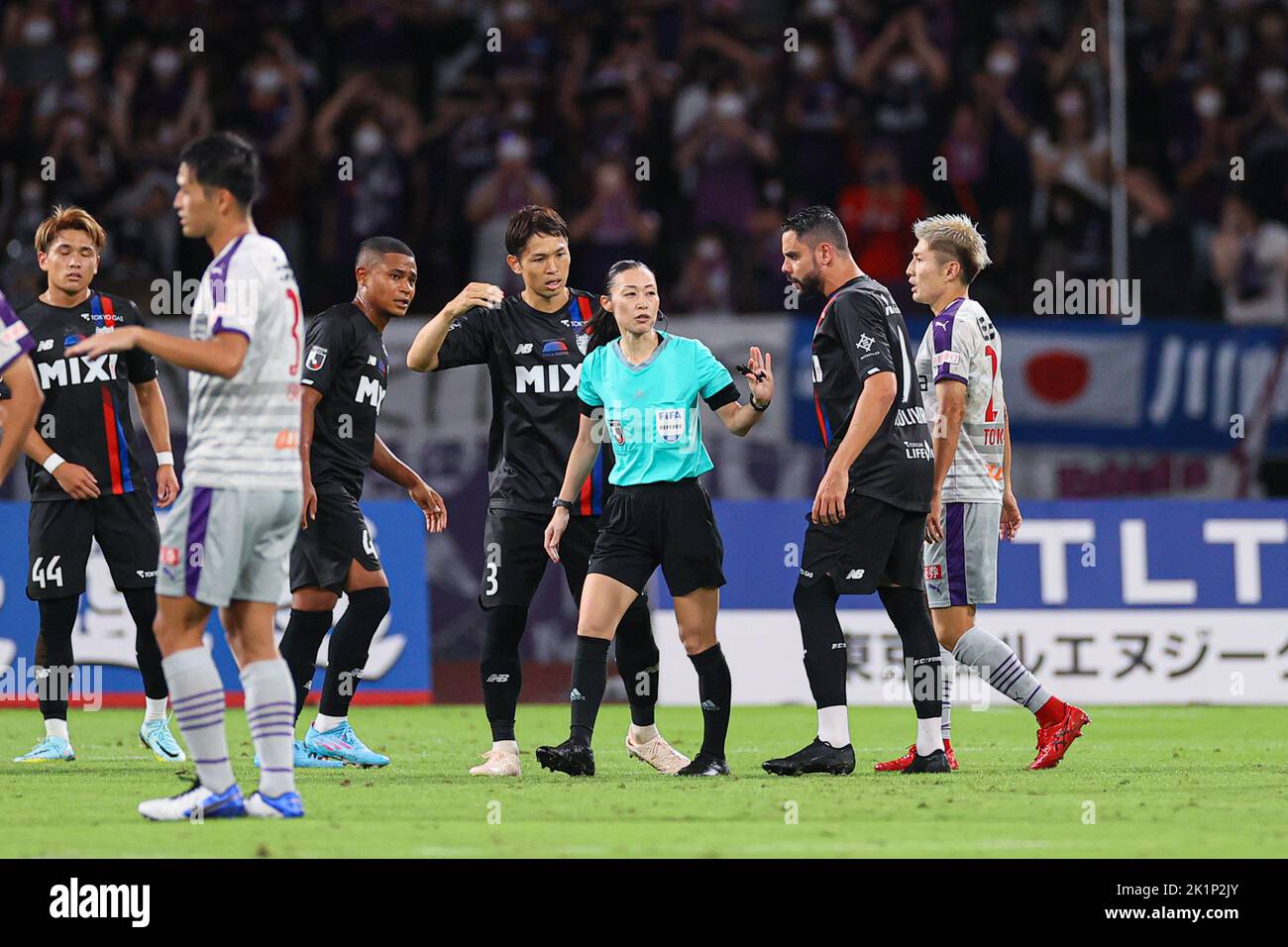 Tokyo, Japan. 18th Sep, 2022. Yoshimi Yamashita (Referee) Football ...
